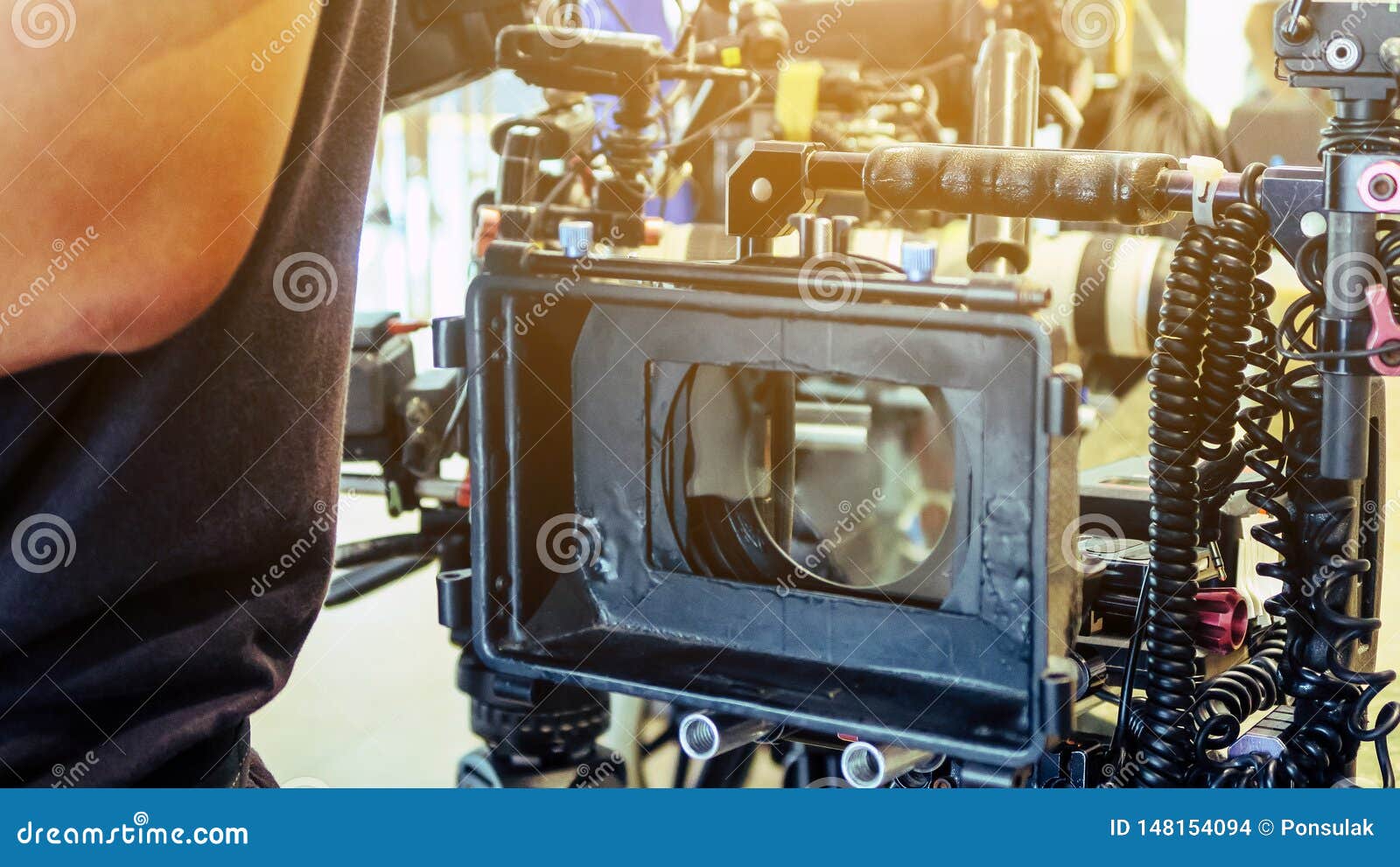 Filming crew background stock photo. Image of industrial - 148154094
