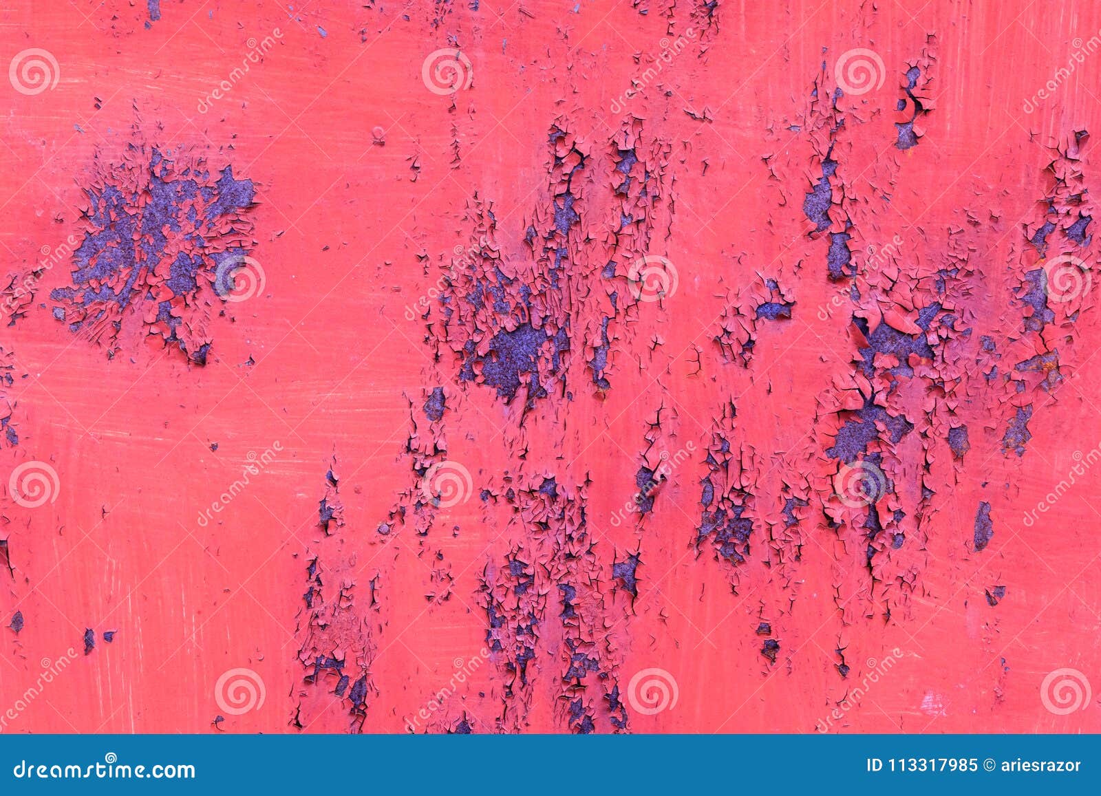 Old Metal Red Painted Background with Streaks of Rust for Creativity ...