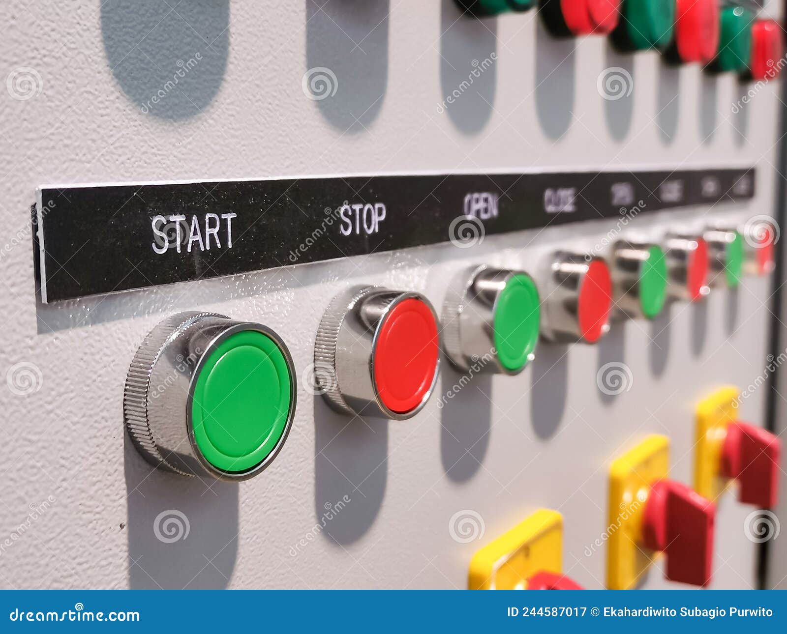 Pilot Lamp Led For Main Distribution Board. Stock Photography ...