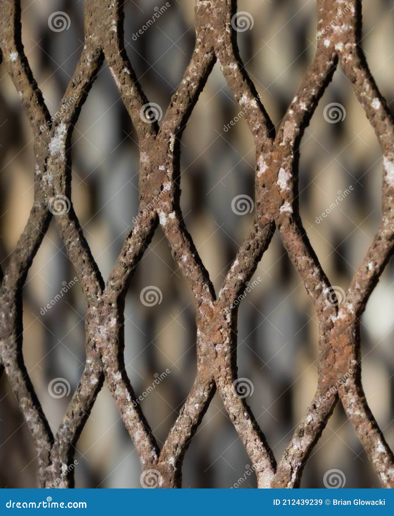 Close Up of Rusty Grate with Patterns Stock Image - Image of pattern ...