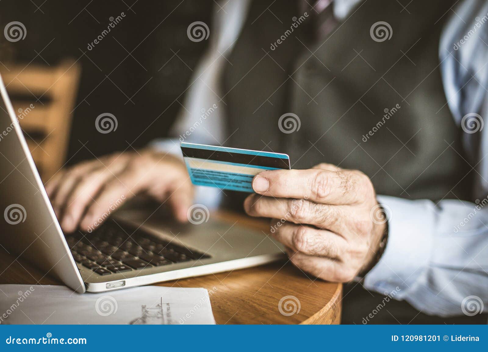 Close Up Image Senior Person Using Technology. Stock Image - Image of ...