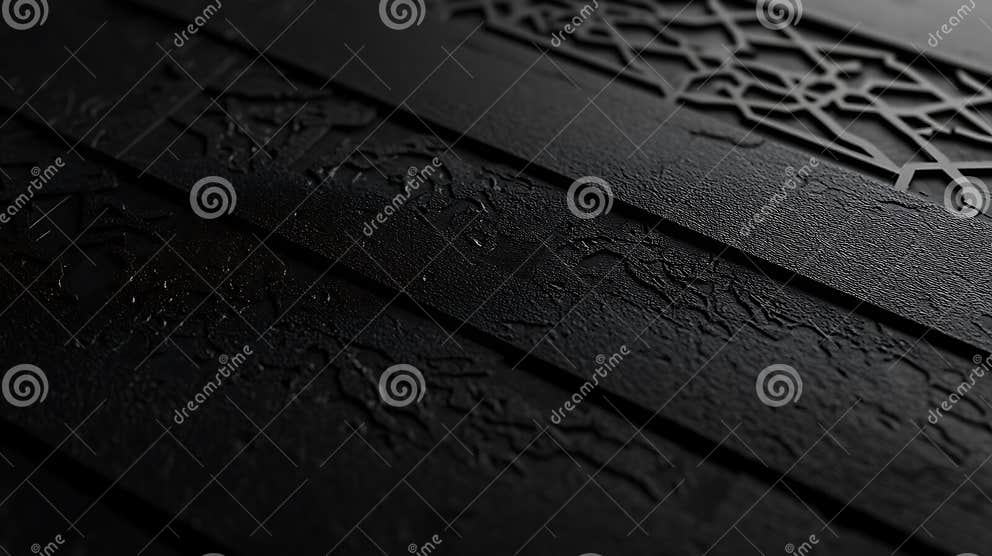 Abstract Black Texture with Geometric Patterns Stock Photo - Image of ...