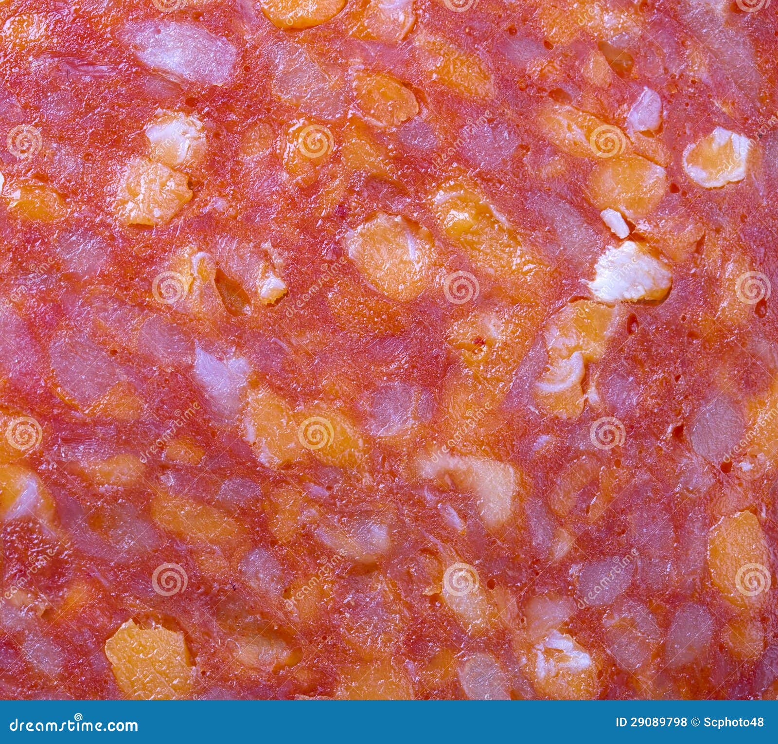 Close Up Image of Slice of Chorizo Stock Photo - Image of cold, meat ...