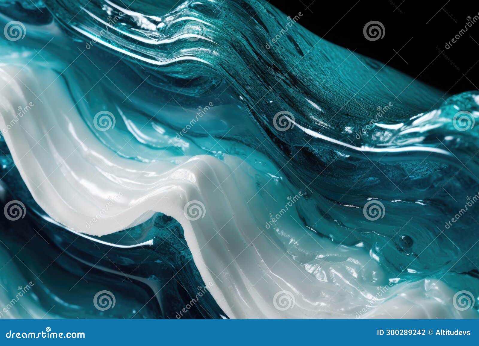 Close-up Image of a Sliced Toothpaste Tube Revealing Its Texture Stock ...