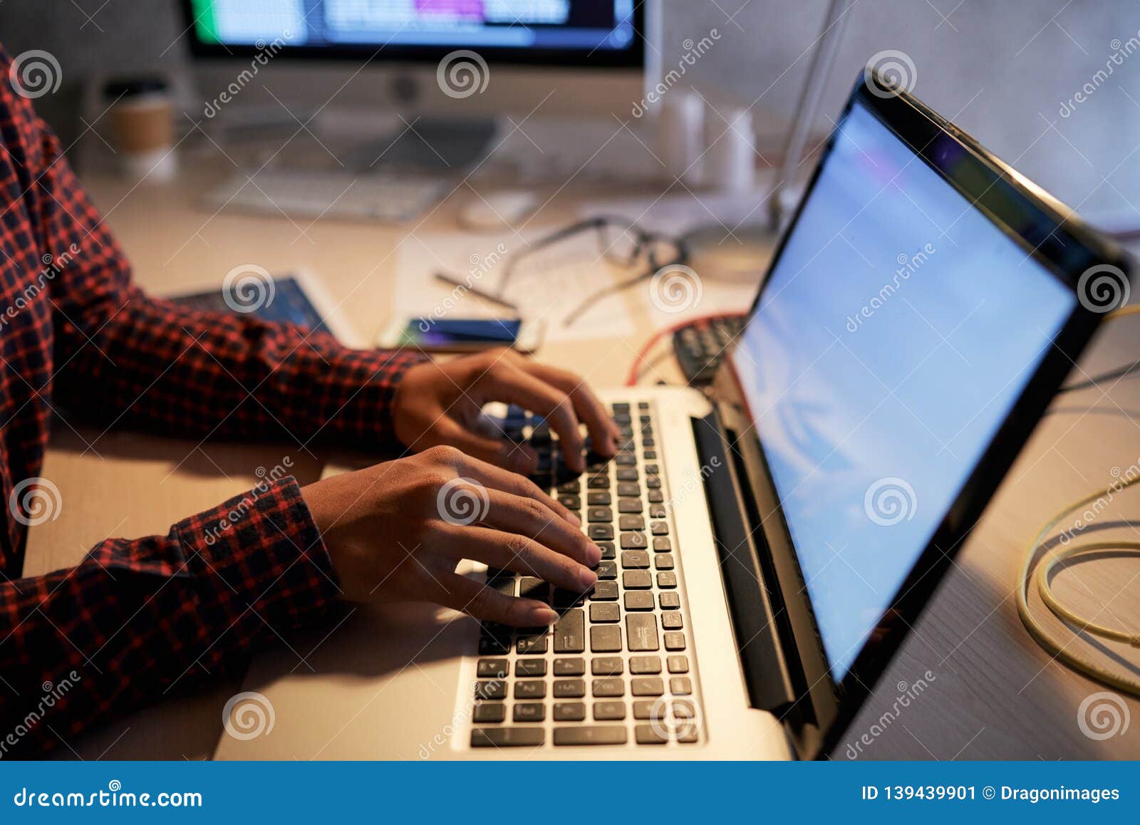 Programming Software Engineer Stock Image - Image of information ...