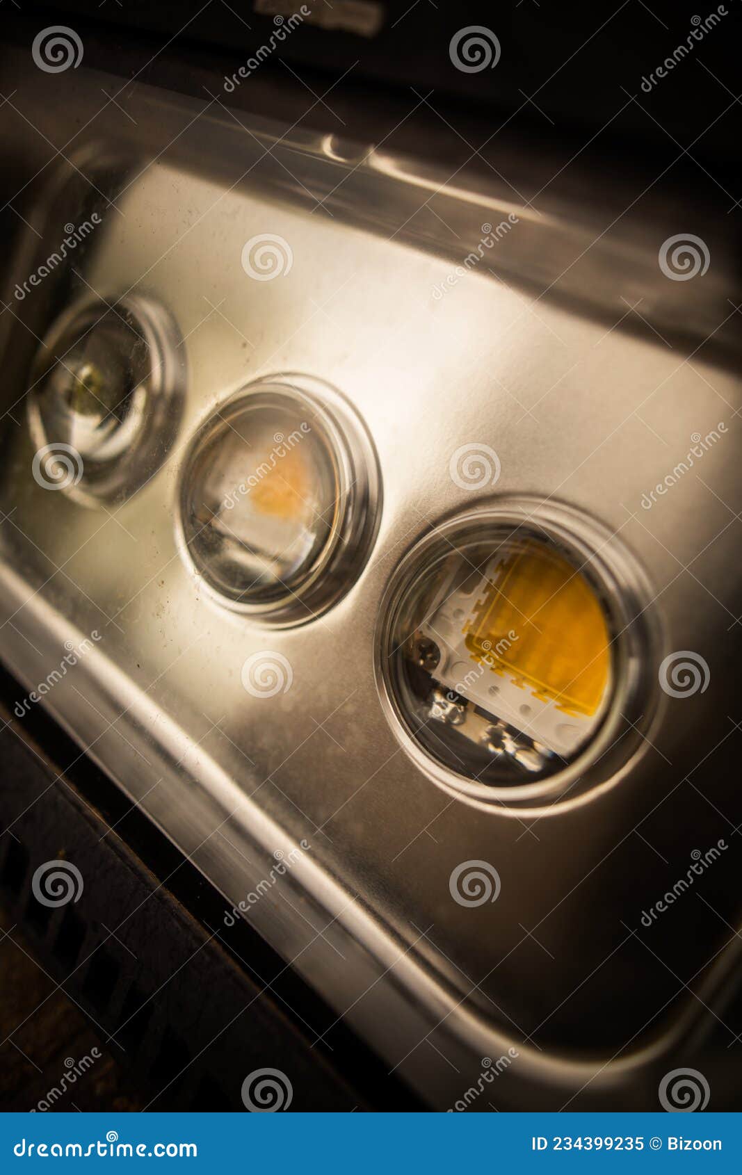 Large LED Light Emitting Diode Lights Stock Image - Image of light ...