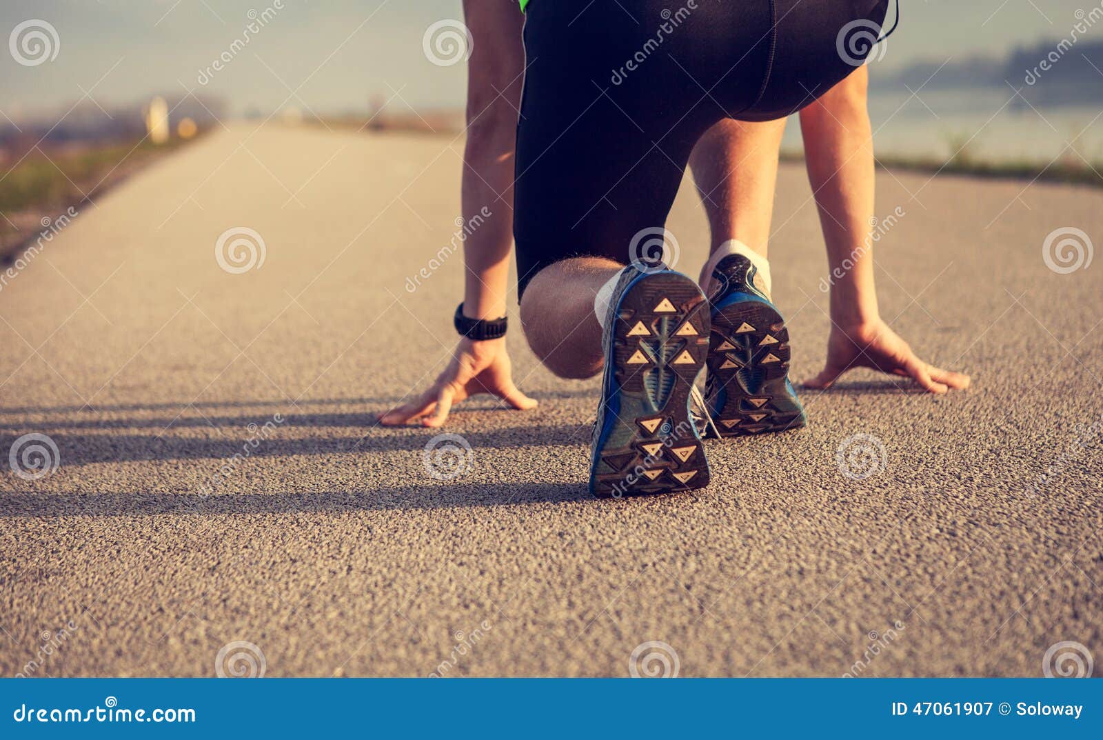 Close Up Image Sprinter Legs on the Start Stock Image - Image of ...