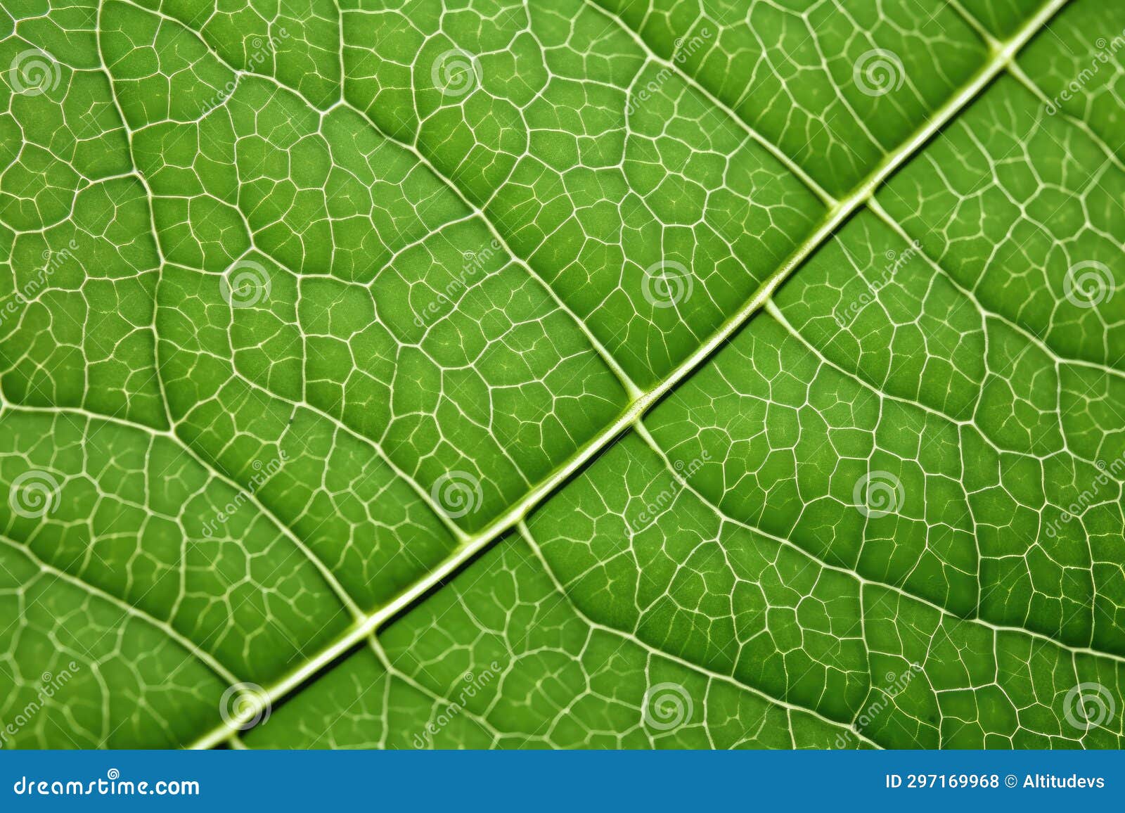 Close-up Image of Veins on a Leaf Stock Photo - Image of photosynthesis ...