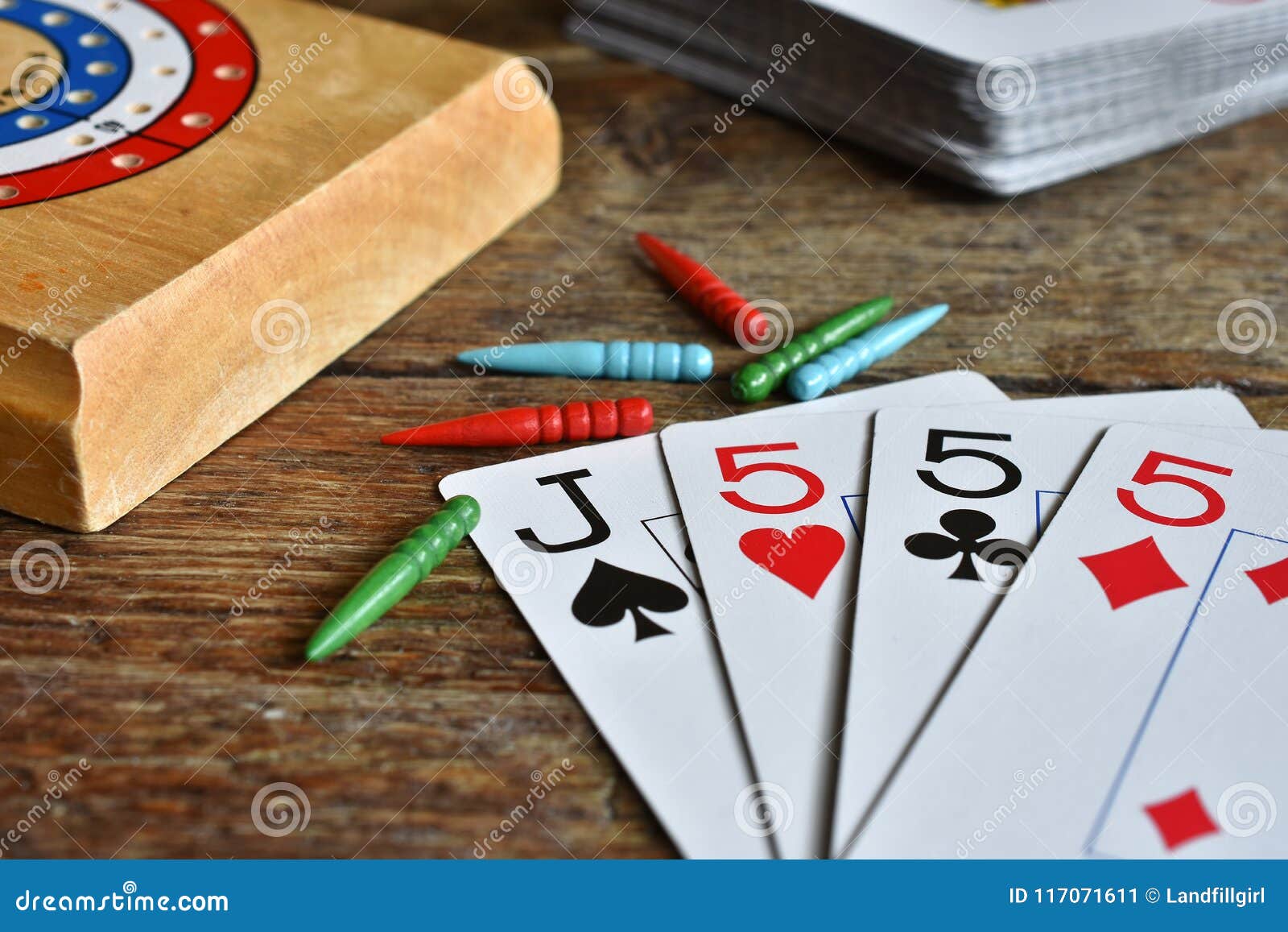Winning Cribbage Hand stock image. Image of cribbage - 117071611