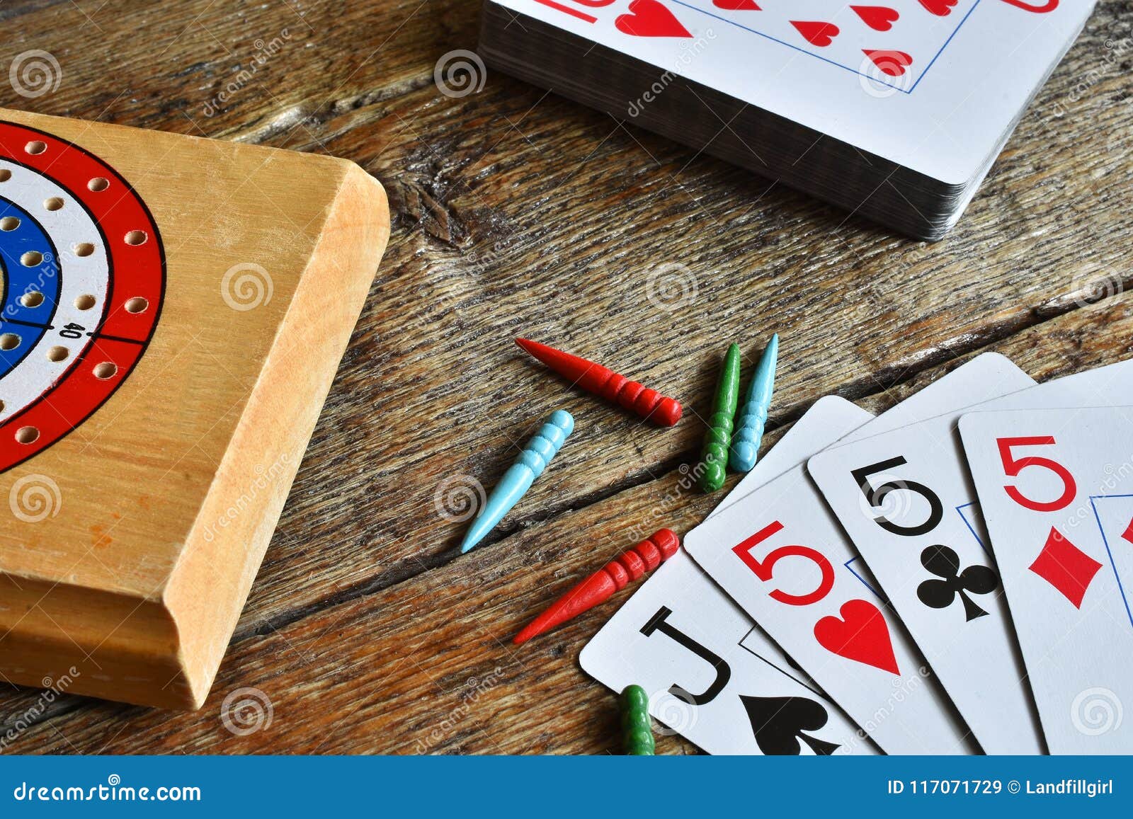 Winning Cribbage Hand stock image. Image of success - 117071729