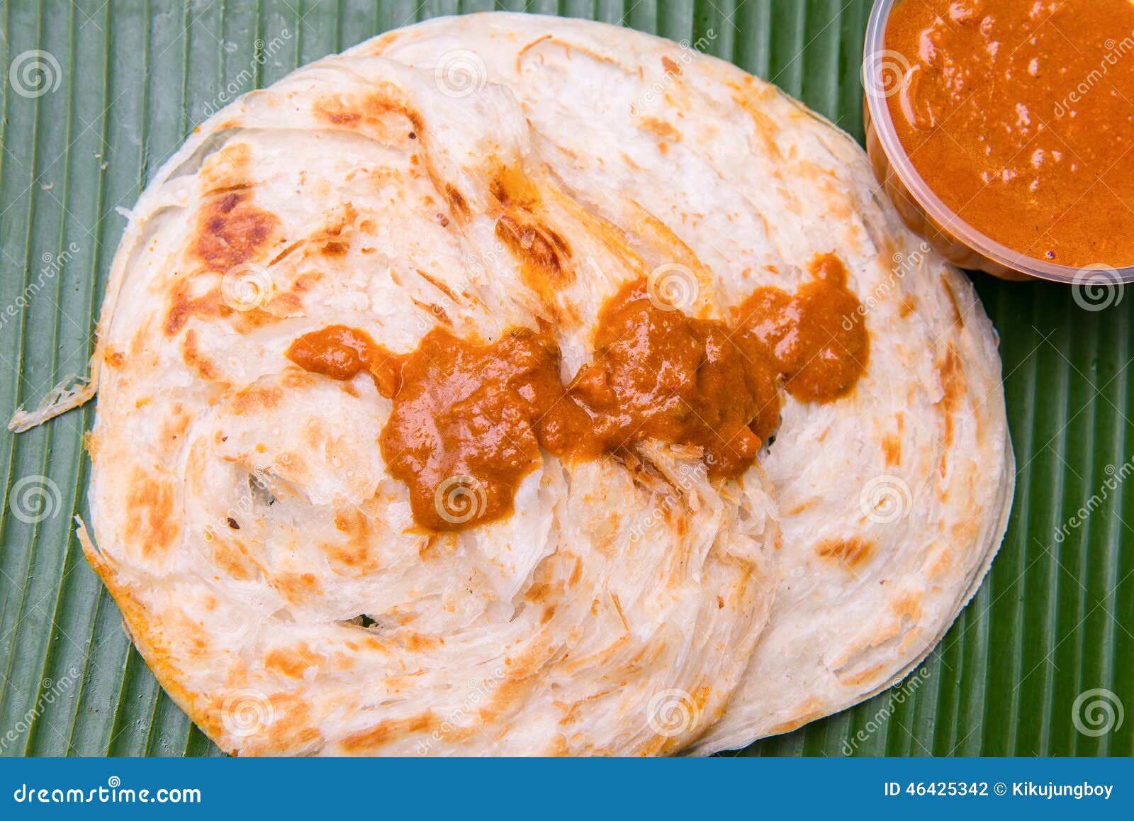 Close Up of Indian Chapati Bread Stock Photo - Image of curry, white ...