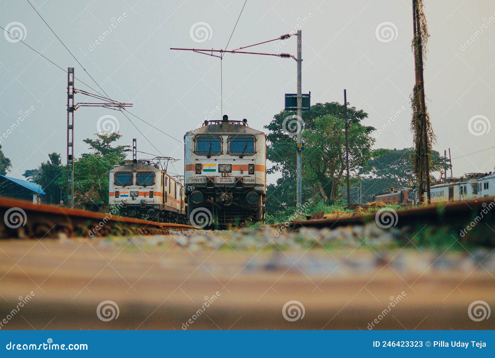 Close-up of Indian Train Engine at Visakhapatnam India Editorial Stock ...