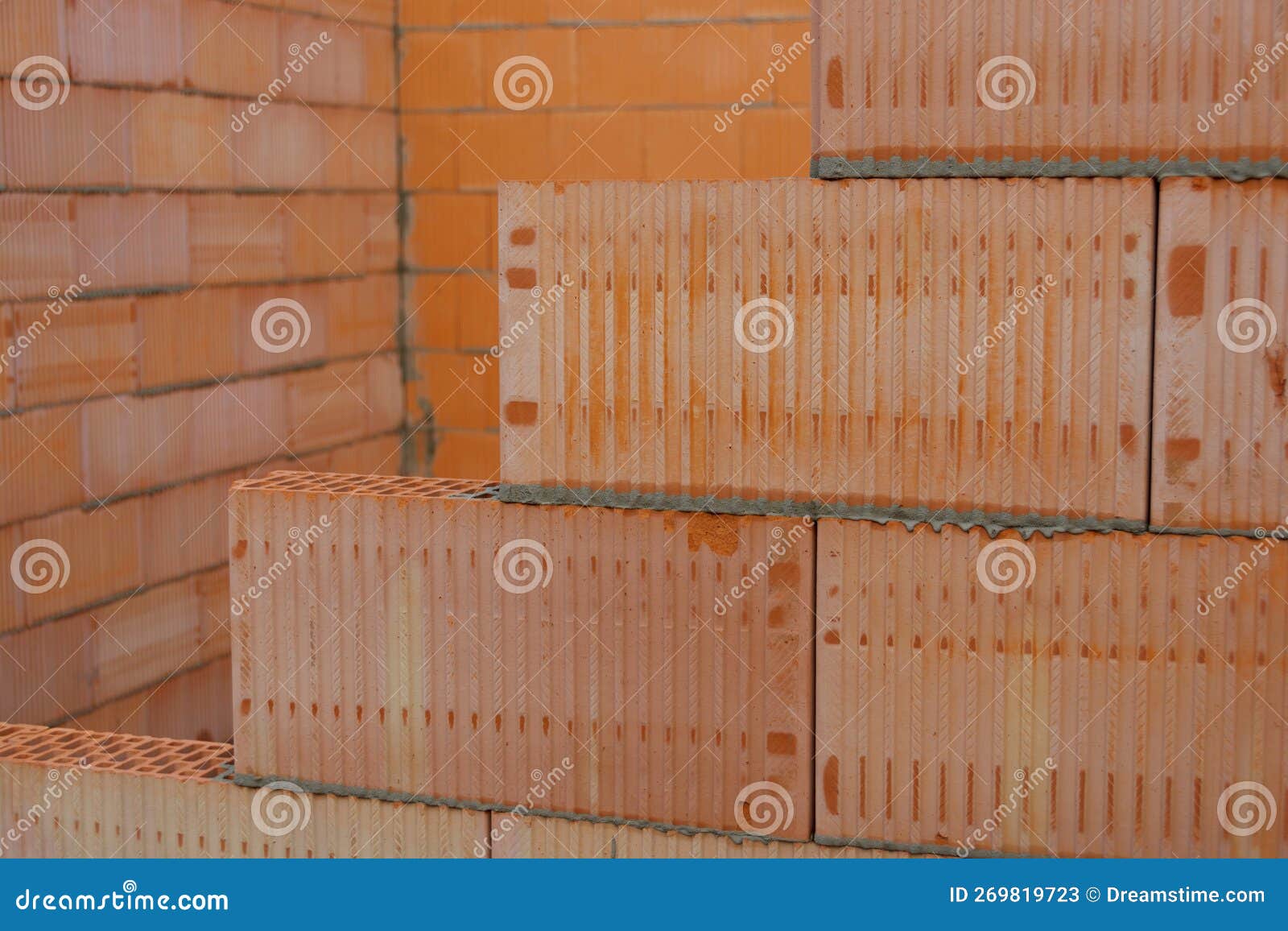Close Up of Inner Wall of a Modern Home Stock Image - Image of walls ...
