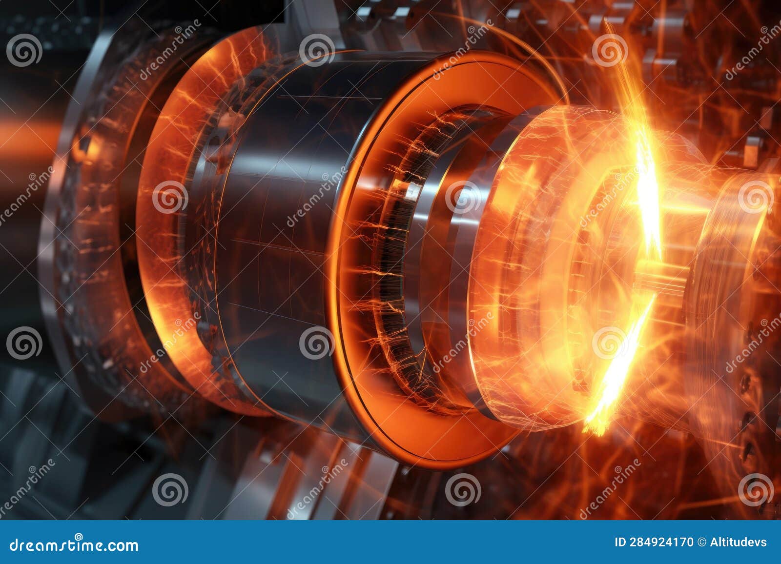 Close-up of Innovative Electrothermal Propulsion Stock Photo - Image of ...