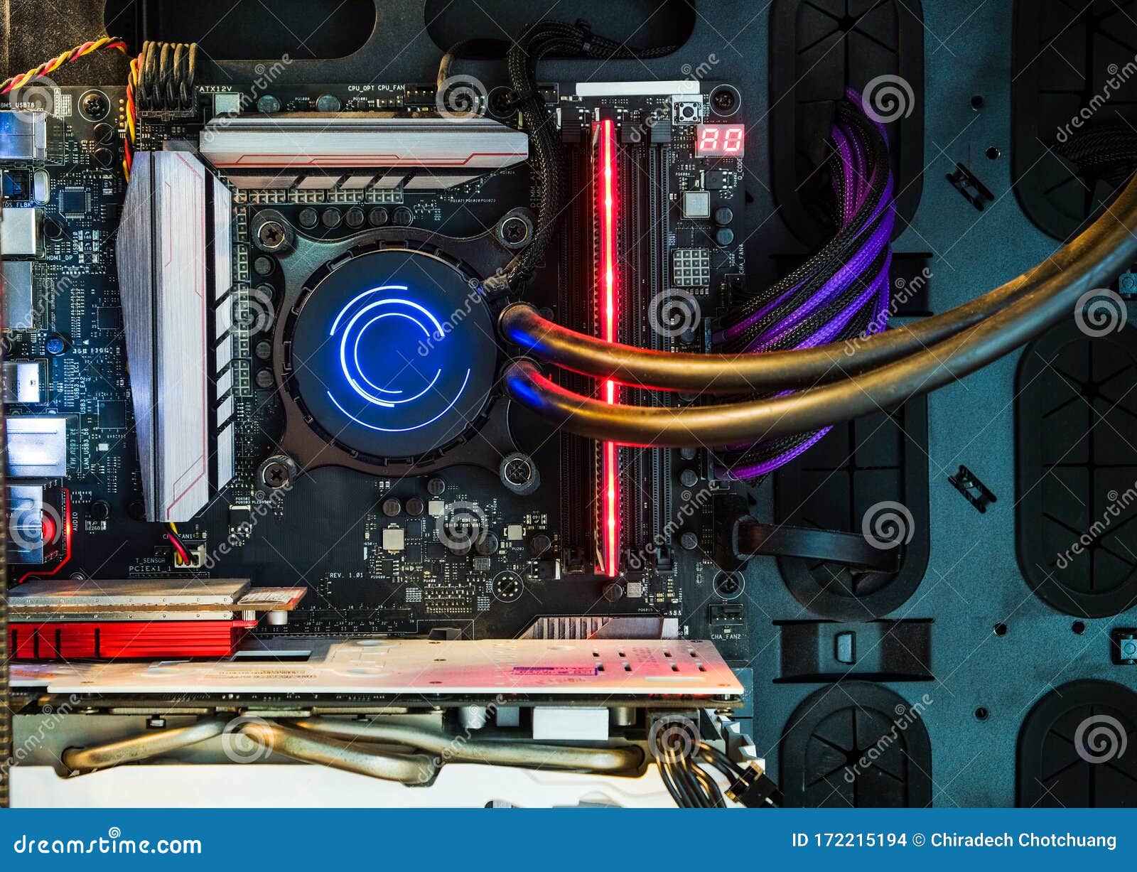 Inside Desktop Computer PC Gaming Stock Photo - Image of clocked ... Inside Desktop Computer PC Gaming Stock Photo - Image of clocked ...