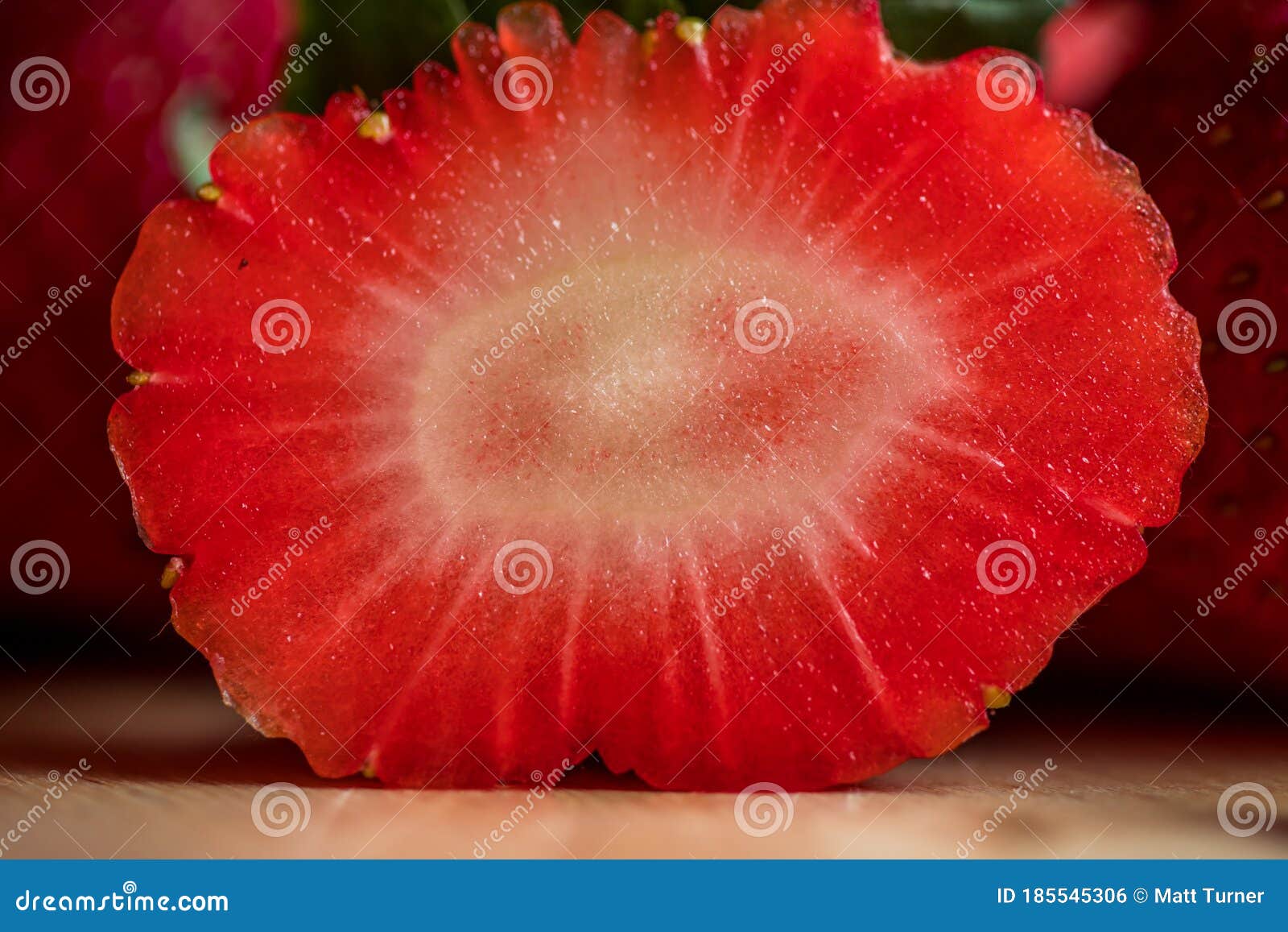 Close Up of the Inside of a Strawberry Stock Photo - Image of berries ...
