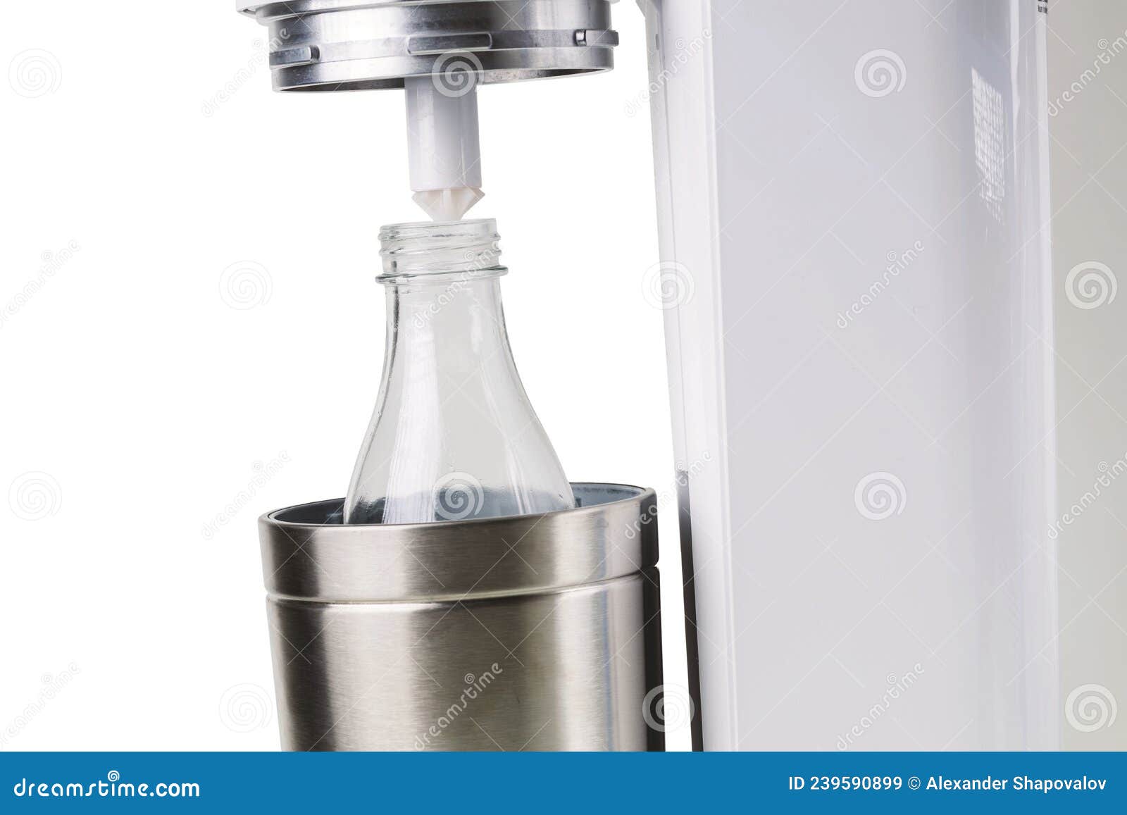 Close Up Inside View of Soda Stream Machine. Stock Image - Image of ...