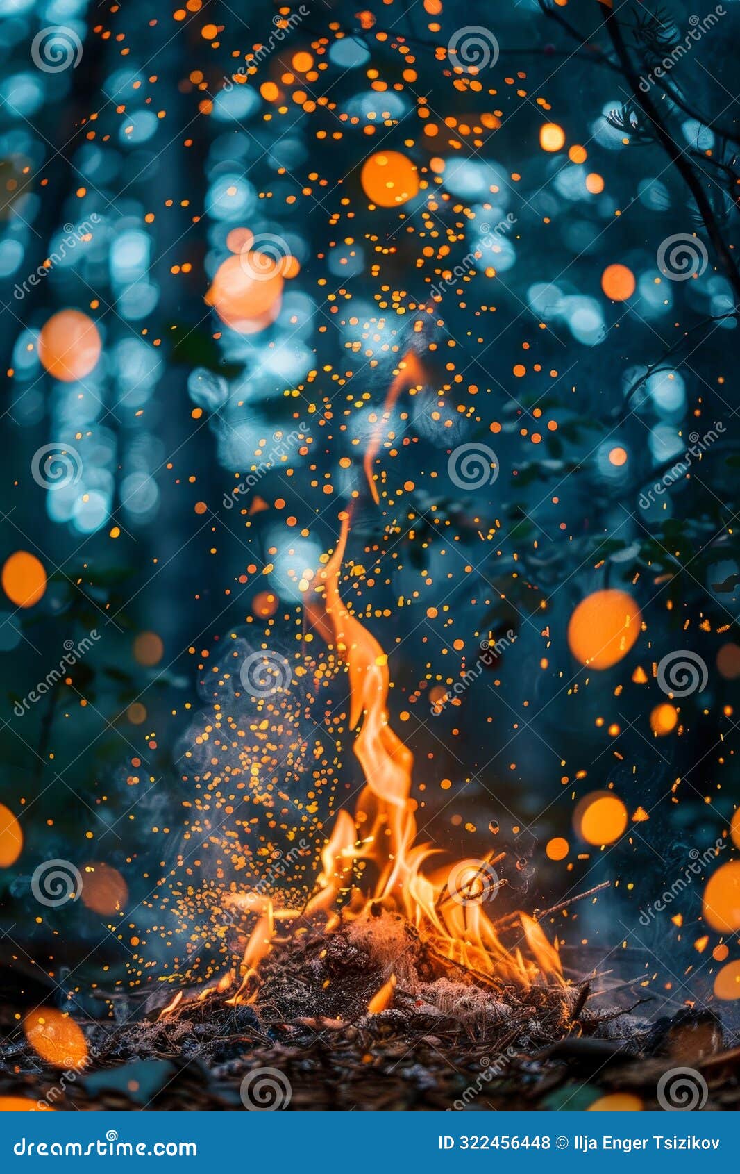 Intense Flames And Glowing Embers Texture Stock Photo | CartoonDealer ...