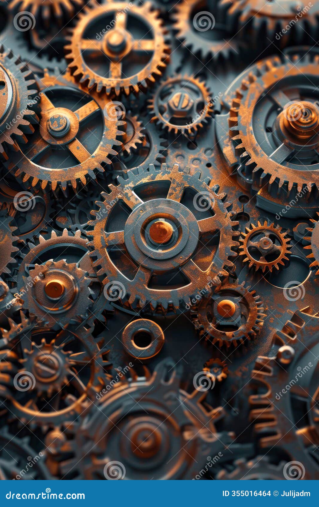 A Close-up of Interlocking Gears and Cogs, Symbolizing Teamwork ...