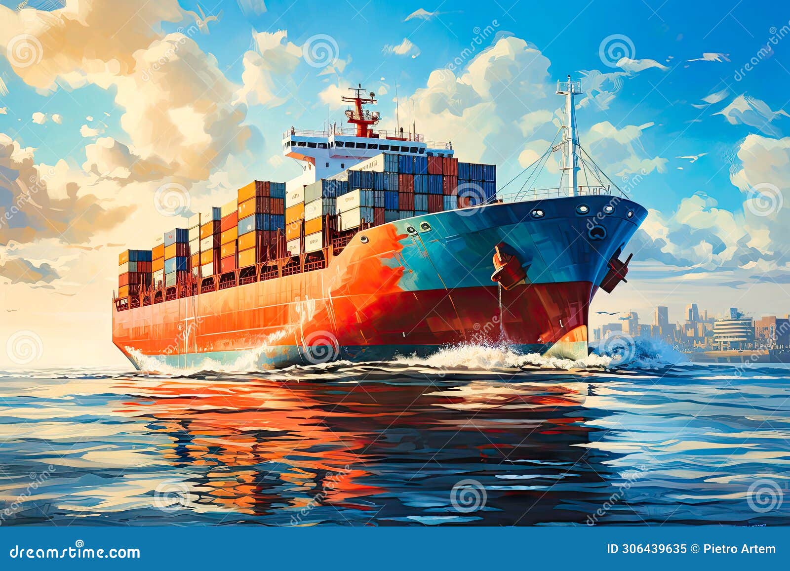 Close-up of International Container Cargo Ship Stock Image - Image of ... Close-up of International Container Cargo Ship Stock Image - Image of ...