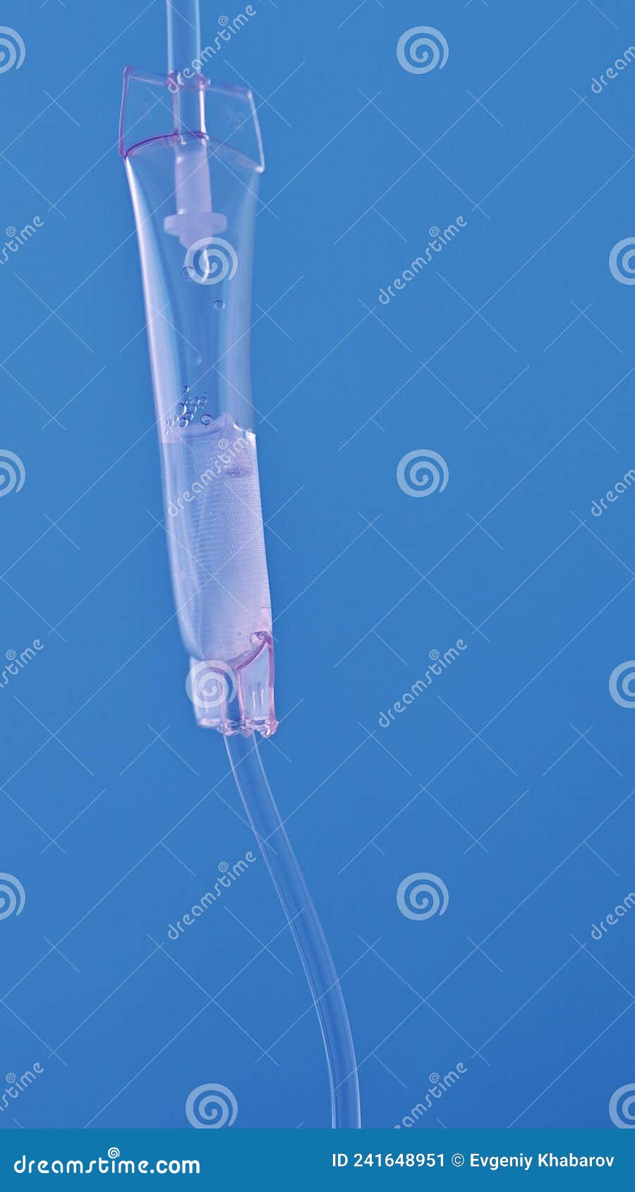 Close-up of Intravenous Drip in Hospital, Intravenous Saline Solution ...
