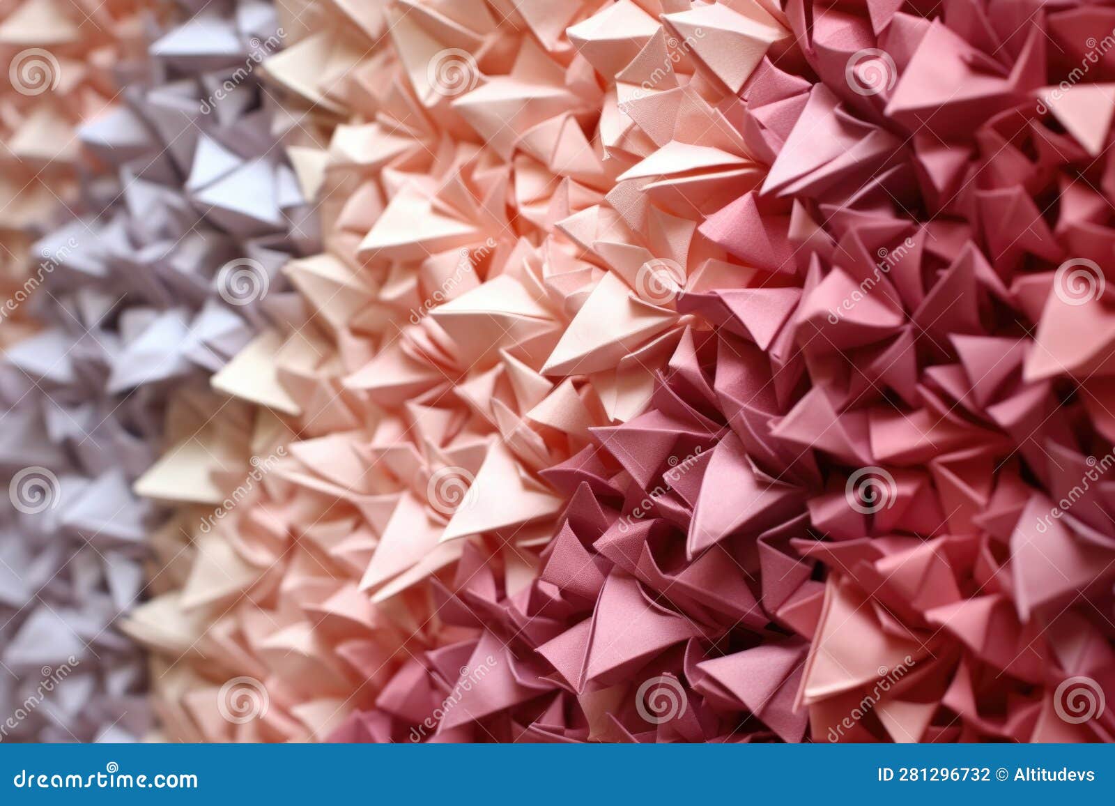 A Close-up of Intricate Origami Tessellations Stock Illustration ...