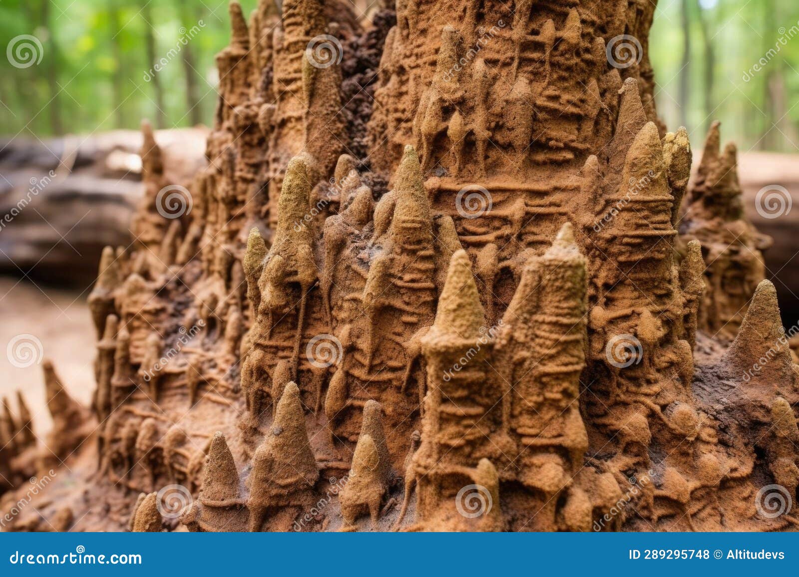 Close-up of Intricate Termite Mound Structure Stock Photo - Image of ...