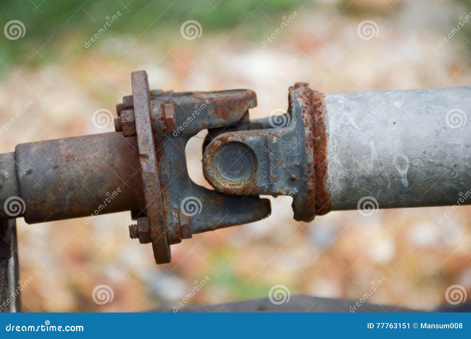 Close up iron joints stock image. Image of material, weathered - 77763151