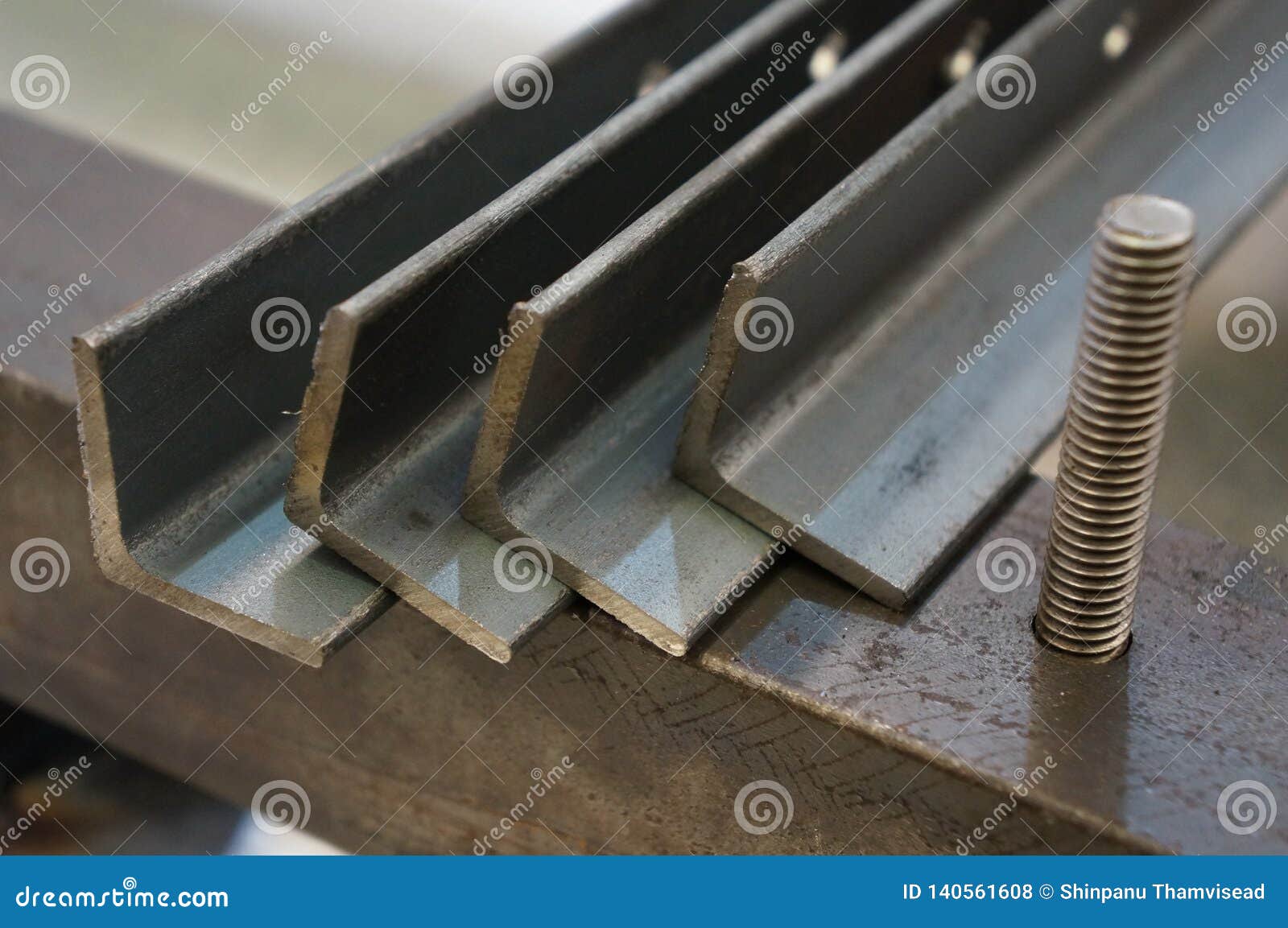Close Up Iron L Profiles ,metal L-Profile Bar Stock Photo - Image of ...