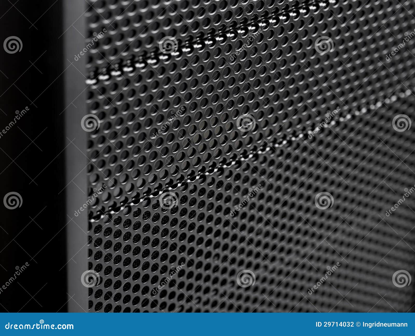 Abstract Metal Grid Background / Computer Case Stock Photo - Image of ...