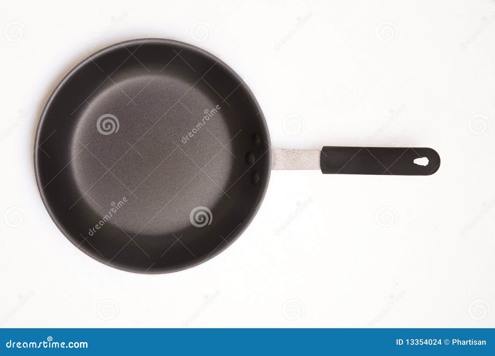 Close Up of Isolated Frying Pan Stock Photo - Image of closeup, steel ...