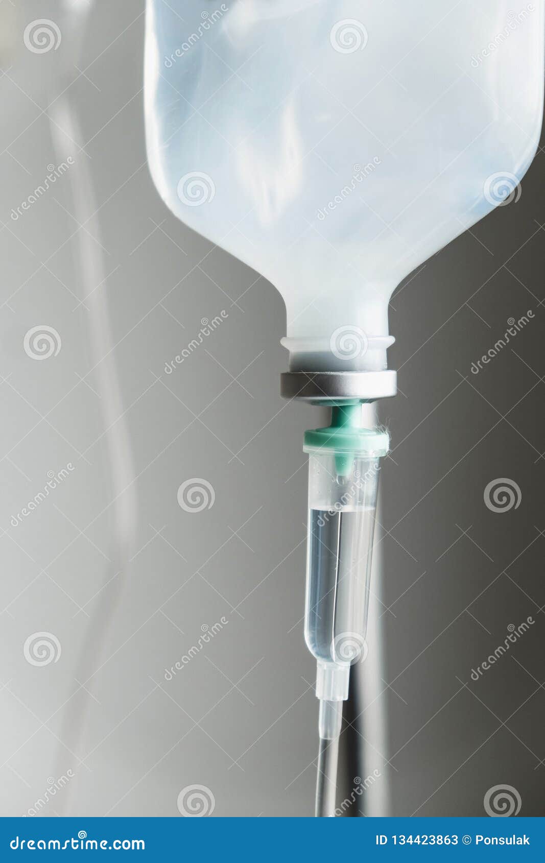 Close Up of IV Saline Solution Drip Stock Image - Image of hanging ...