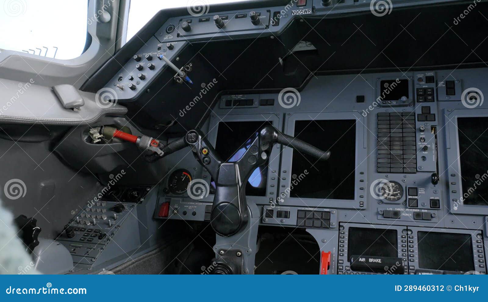 Close Up of Jet S Dashboard Control Equipped with Multiple Electronic ...