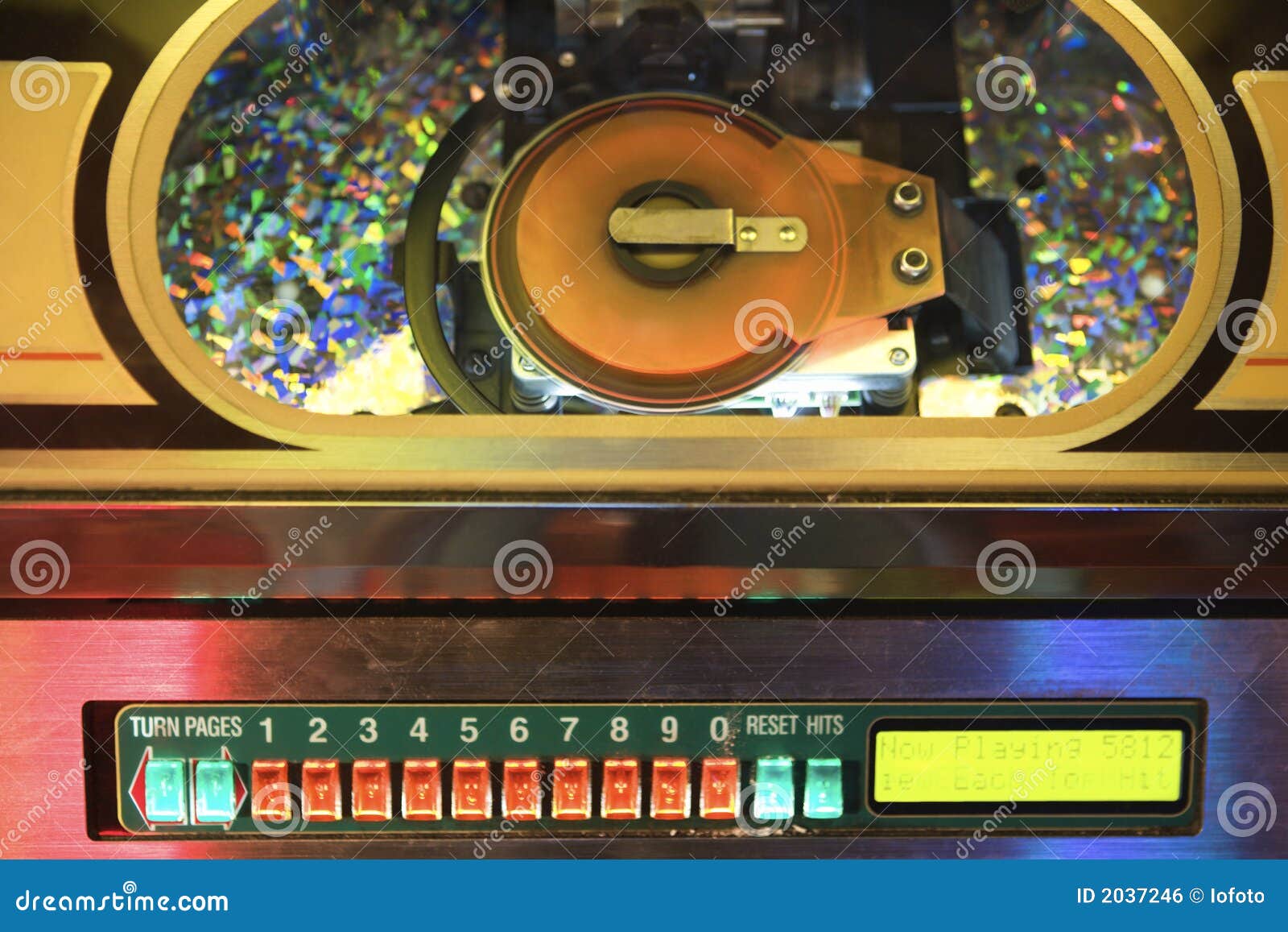 Close-up of jukebox. stock photo. Image of nightclub, photograph - 2037246