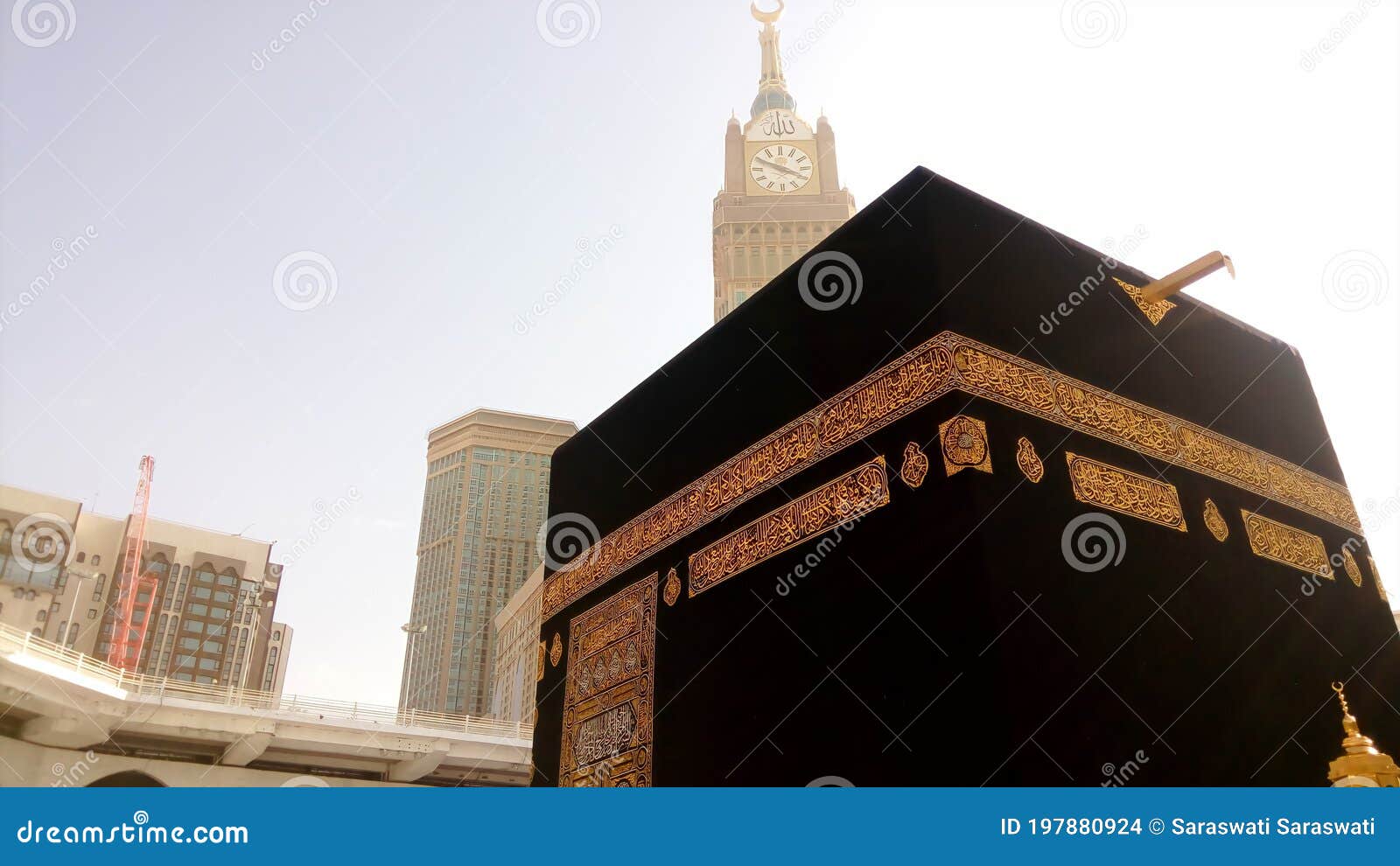 Close Up Kaba in Mecca with Low Shot Angle Editorial Stock Image ...