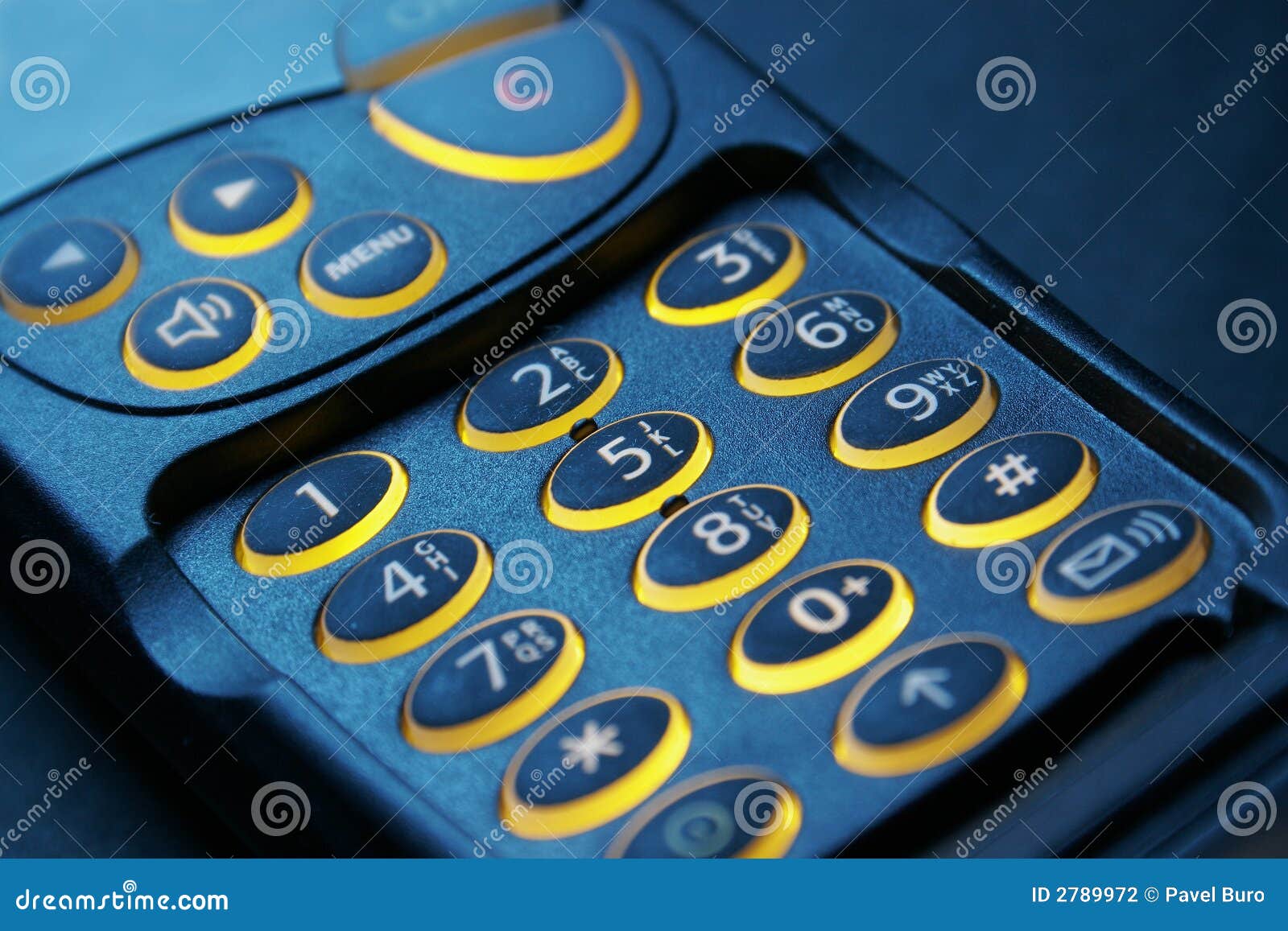 Close Up on Key Pad of a Phone Stock Photo - Image of close ...