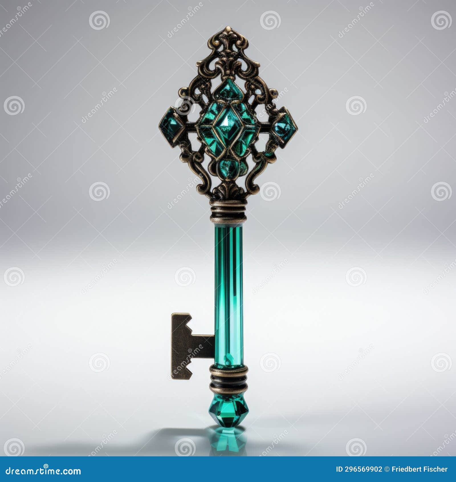 A Close Up of a Key on a Table Stock Illustration - Illustration of ...