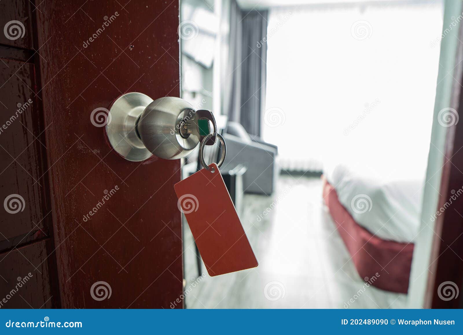 Close Up of Keycard and Keys of Room at the Hotel Stock Photo - Image ...