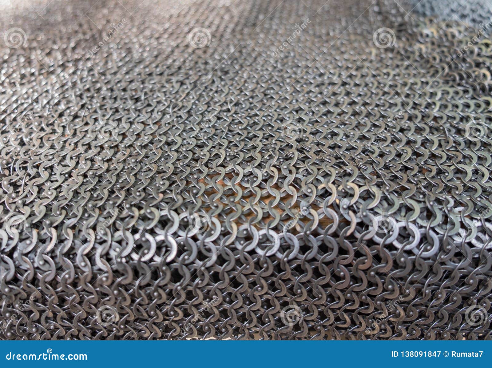 Close Up of Knight Chain Armor Stock Image - Image of defense, closeup ...