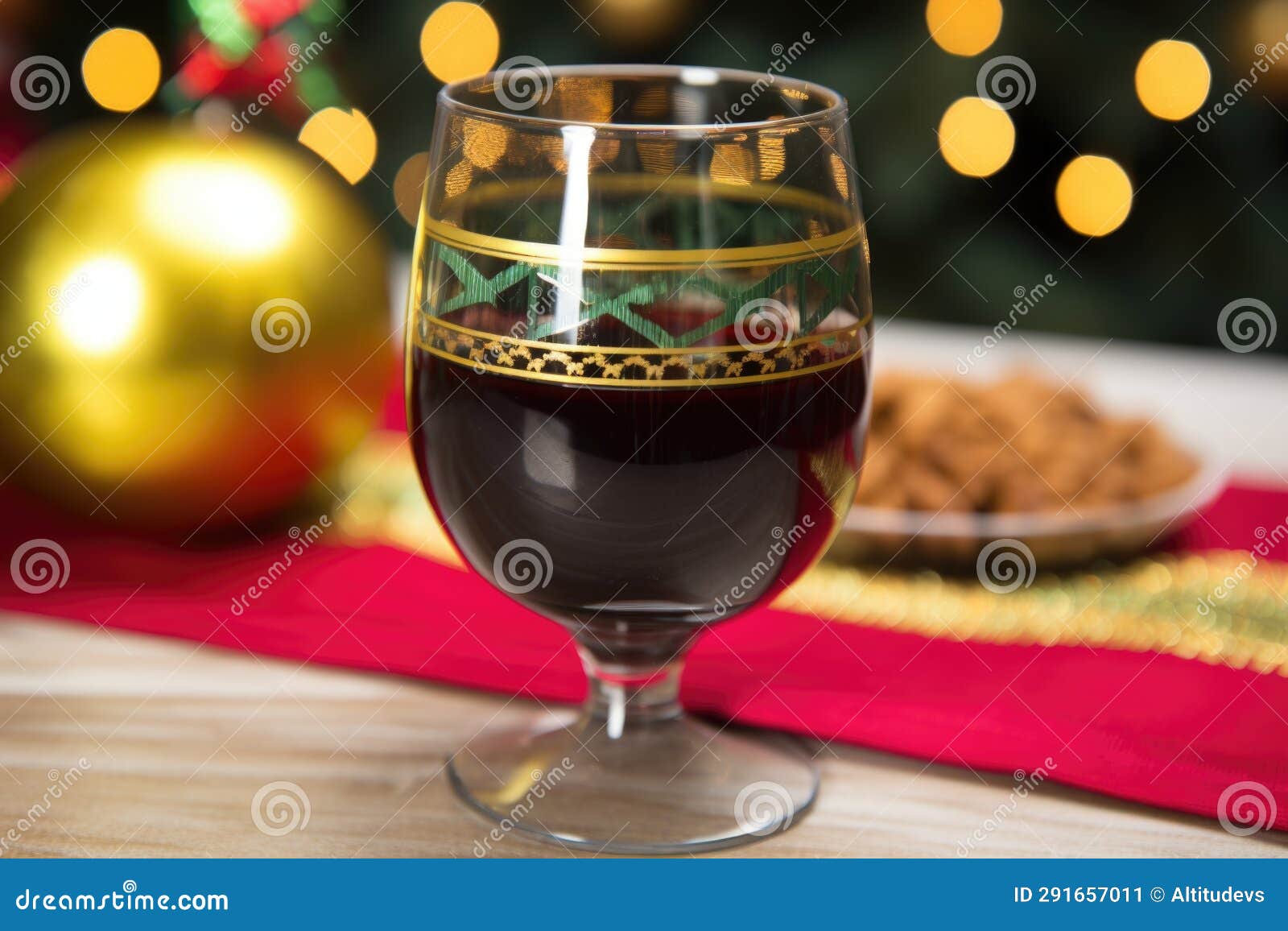 Close-up of Kwanzaa Unity Cup Filled with Wine Stock Image - Image of ...