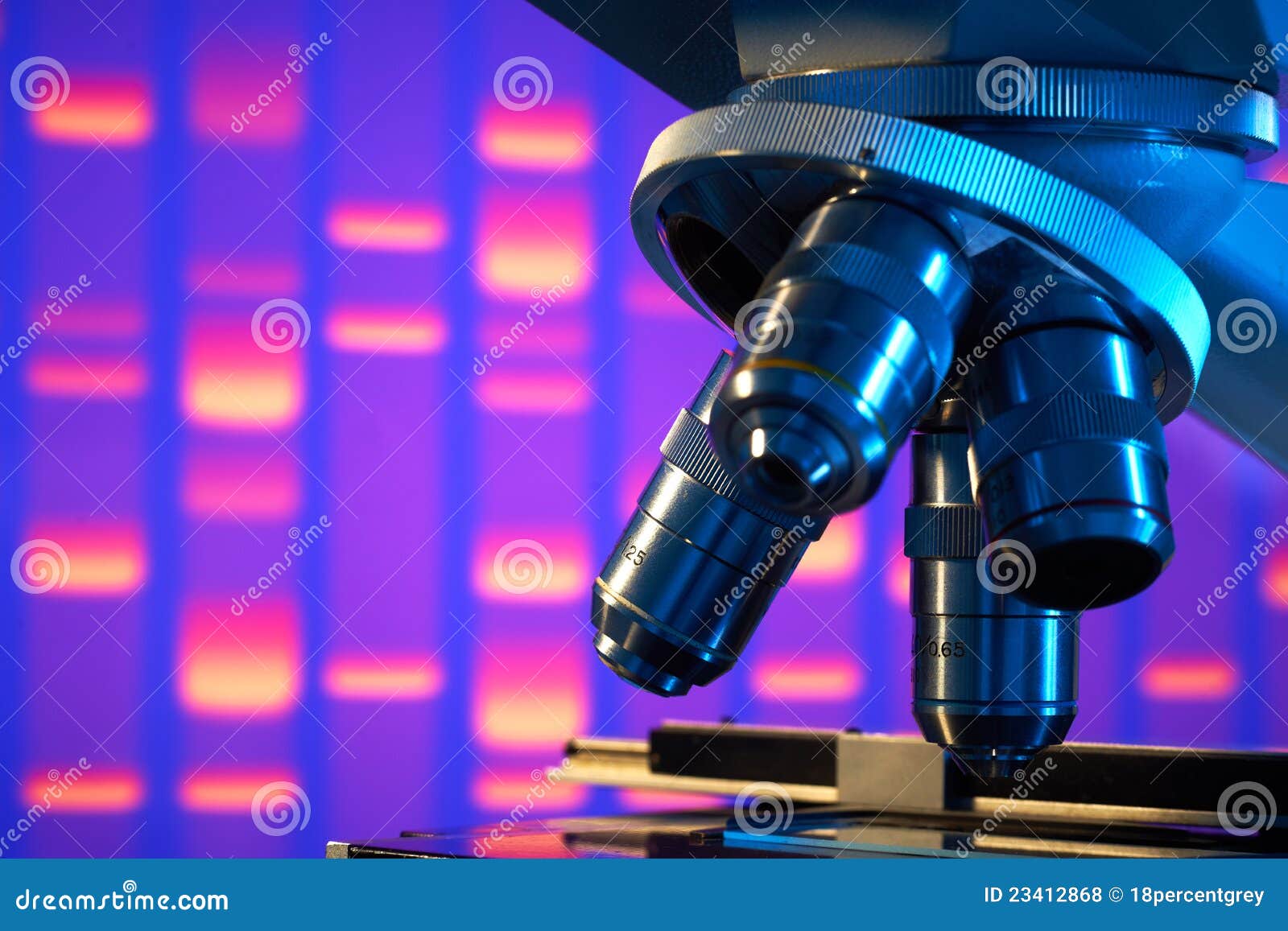 Laboratory Microscope Analysis Stock Photography | CartoonDealer.com ...