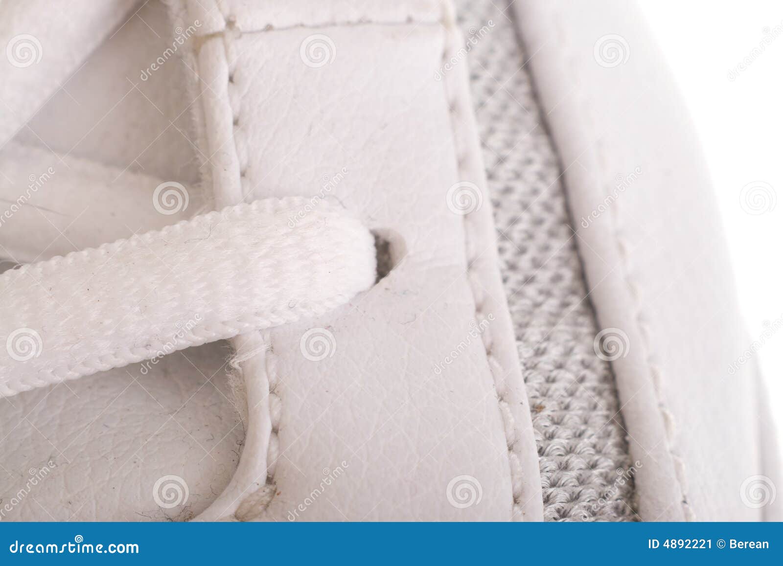 Close Up on the Laces of a Basketball Shoe Stock Image - Image of ...