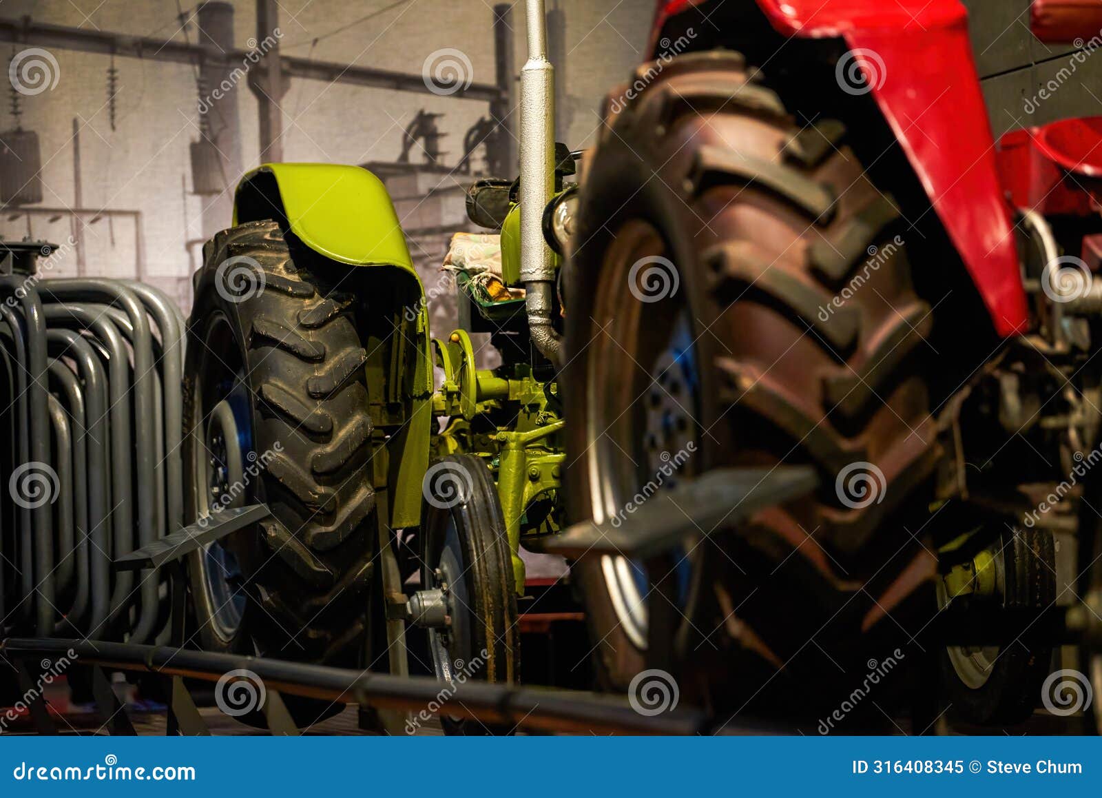 Close-up of a Large Farming Tractor Editorial Image - Image of ...