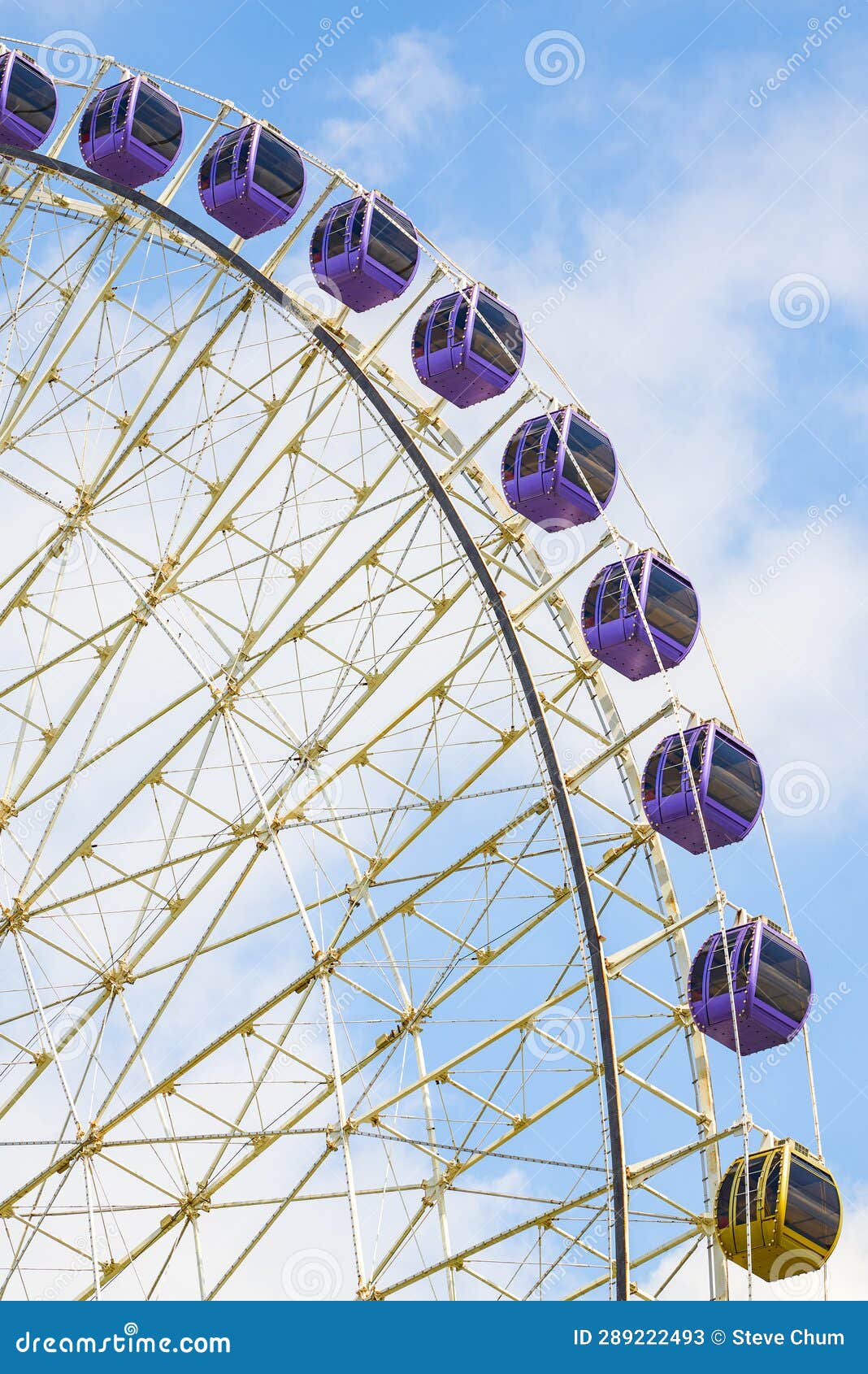 Close-up of a Large Ferris Wheel in a Playground Editorial Stock Photo ...