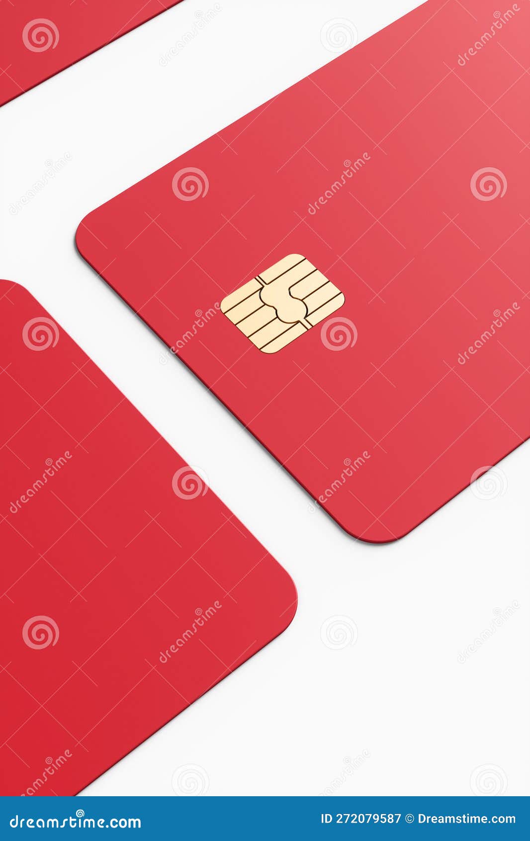 Close-up of a Large Group of Red Credit Cards on a White Background ...