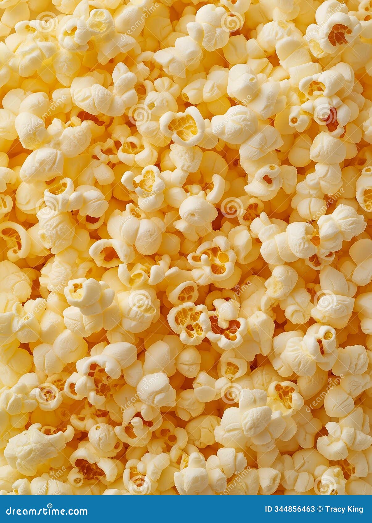 A Close Up of a Large Pile of Popcorn Stock Image - Image of close ...