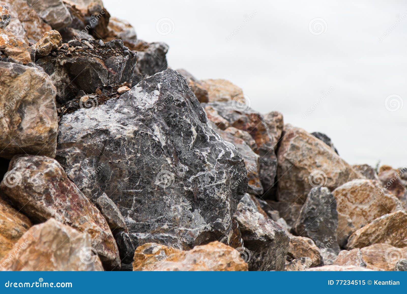 Close up large rocks. stock image. Image of decoration - 77234515