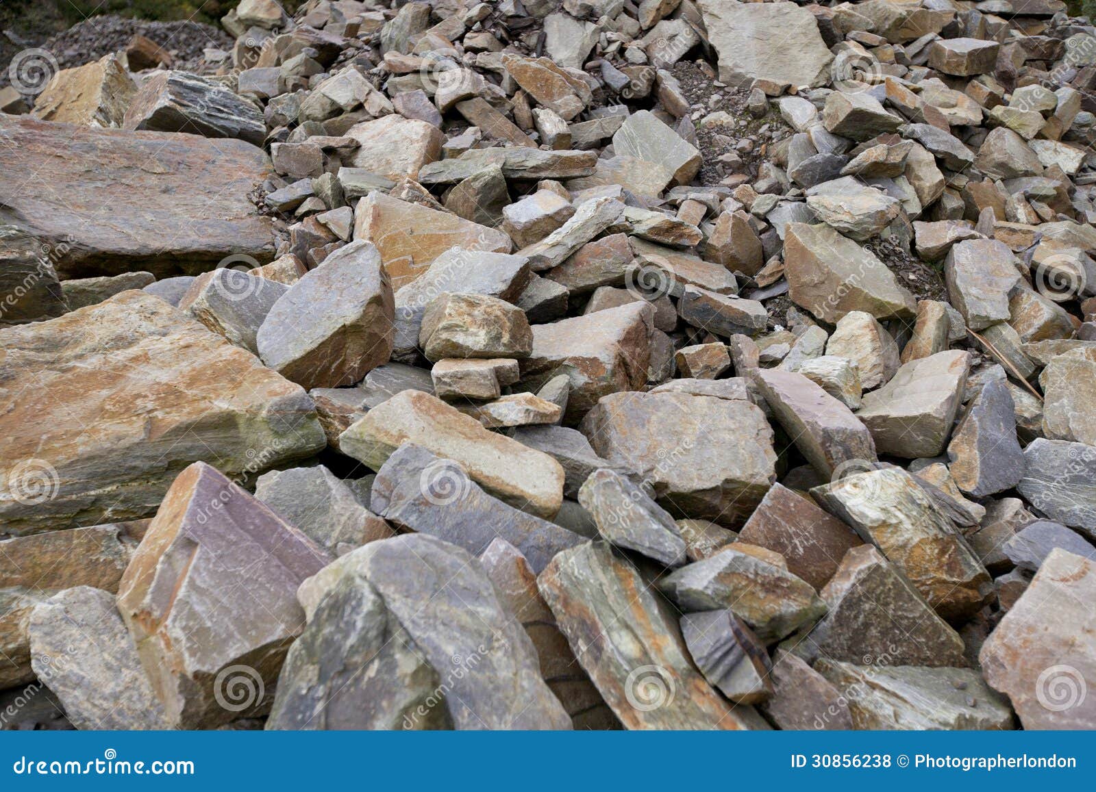 Close Up of Large Rocks at Quarry Stock Photo - Image of texture ...
