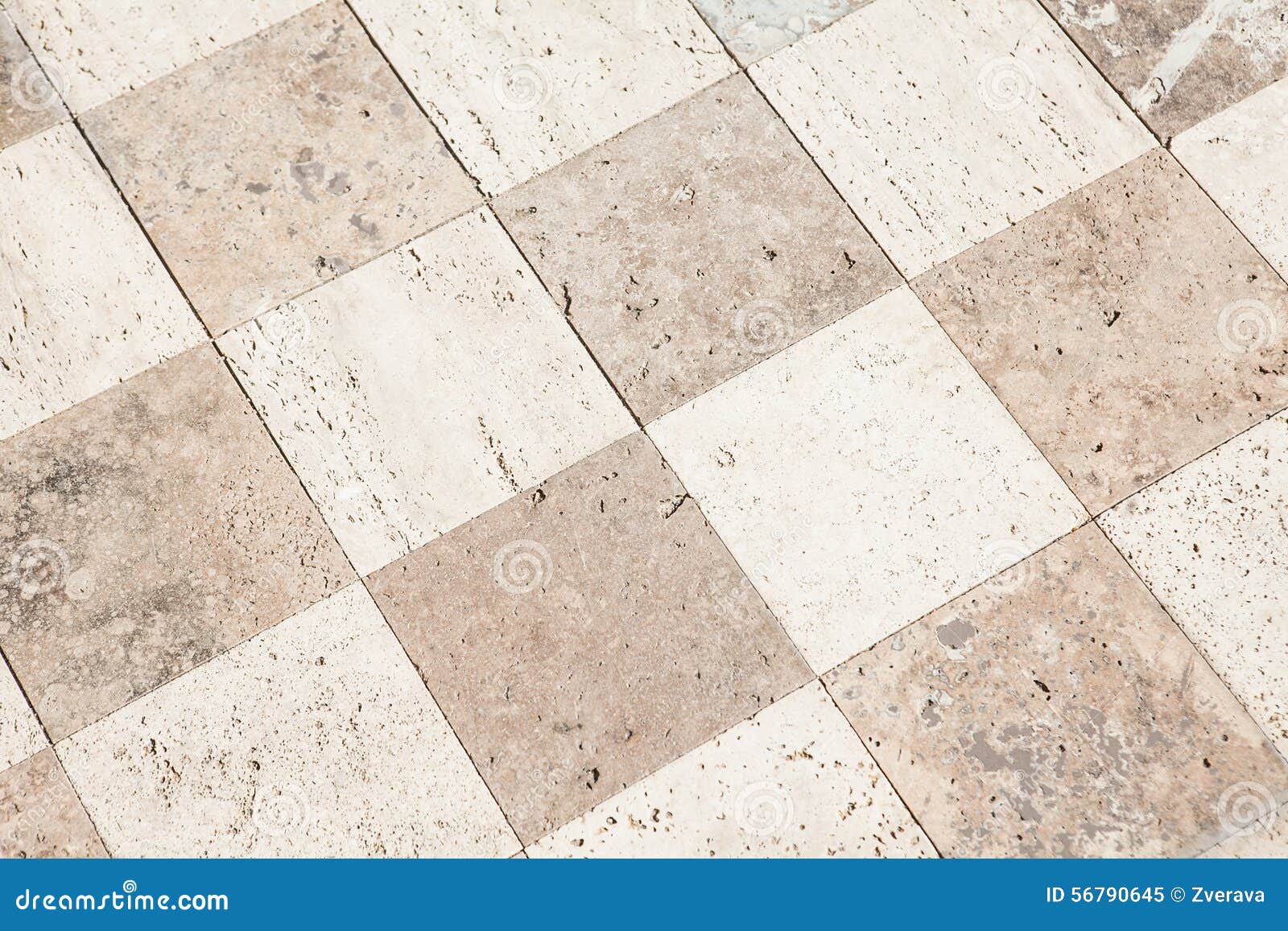 Close Up of a Large Stone Tile Floor into the Stock Image - Image of ...