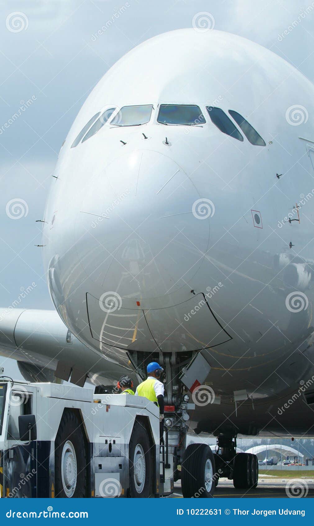Close-up of Large Wide-body Airplane Stock Image - Image of aviation ...